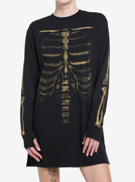 Social Collision Skeleton Bleach Girls T-Shirt Dress | Hot Topic
