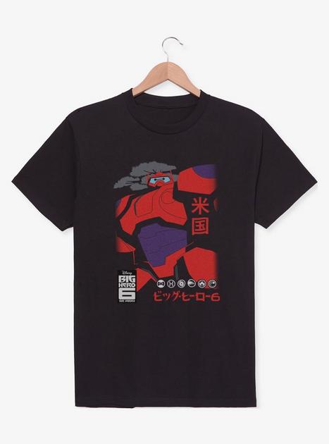 Disney Big Hero 6 Armor Up Baymax Poster T-Shirt - BLACK | BoxLunch