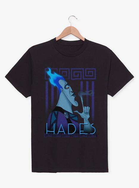 Disney Hercules Hades Finger Smoke T-Shirt - BLACK | BoxLunch