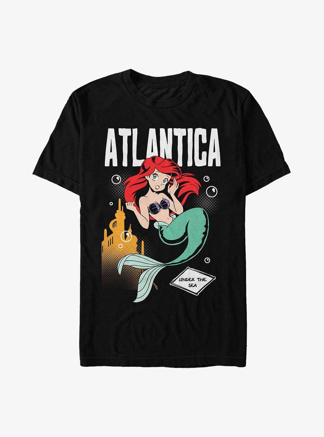 Disney The Little Mermaid Atlantica Ariel T-Shirt - BLACK | BoxLunch