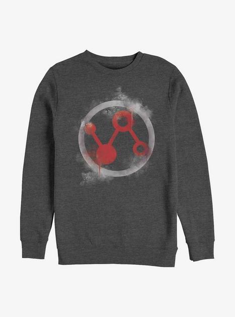 Marvel Ant-Man Pym Particle Spray Logo Sweatshirt - GREY | Hot Topic