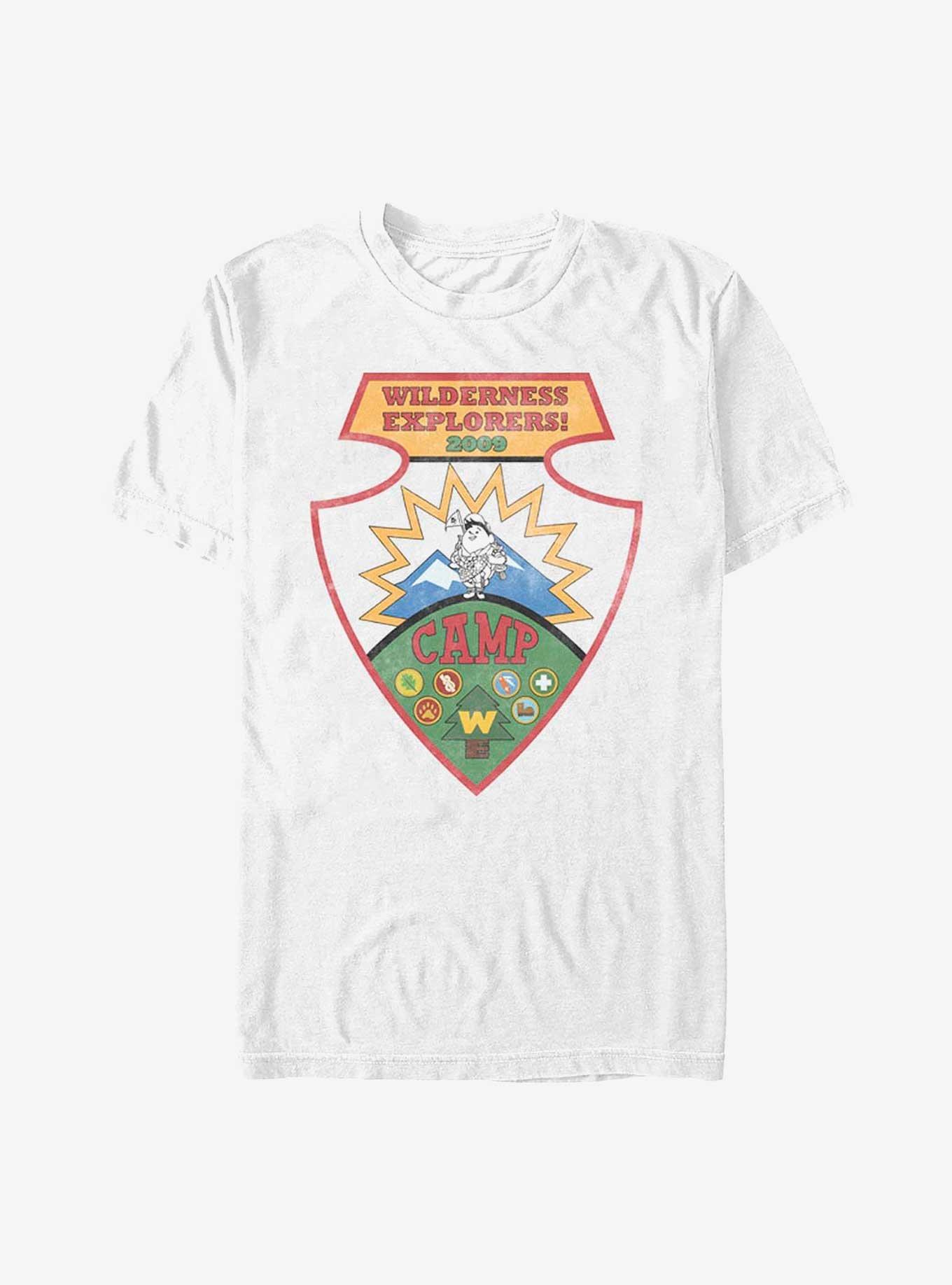 Disney Pixar Up Wilderness Explorers Camp T-Shirt - WHITE | BoxLunch