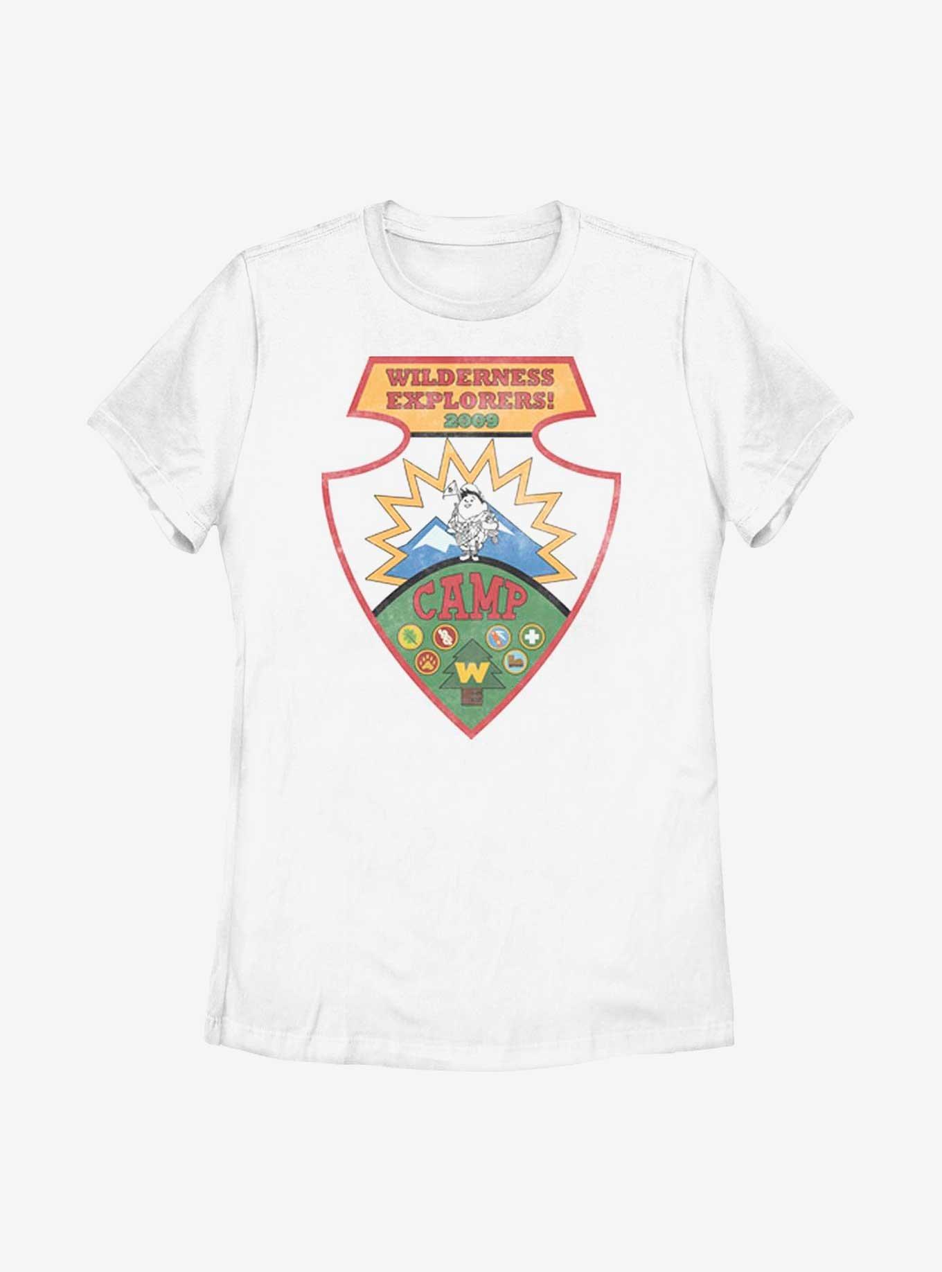 Disney Pixar Up Wilderness Explorers Camp Womens T-Shirt - WHITE | BoxLunch