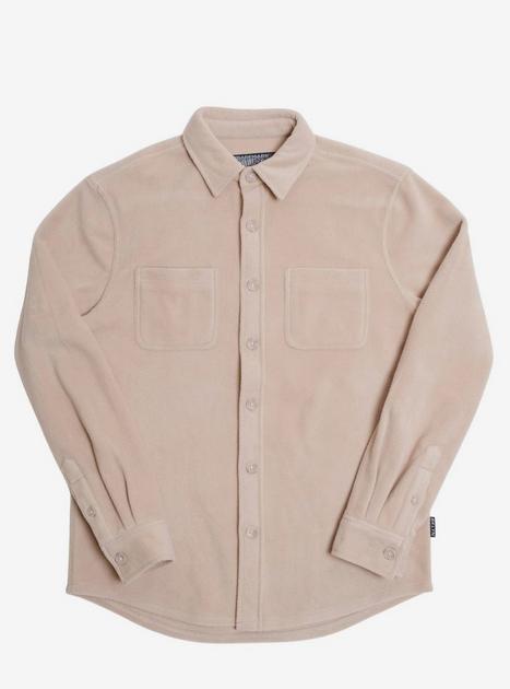 Khaki Heavy Knit Shacket | Hot Topic