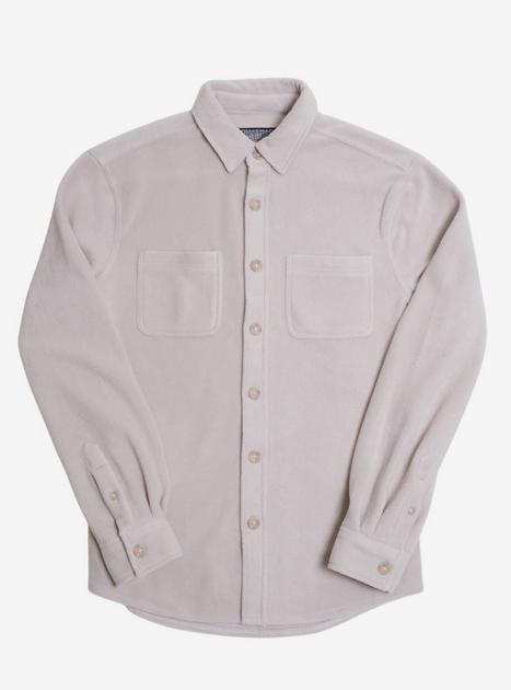 Light Grey Heavy Knit Shacket | Hot Topic