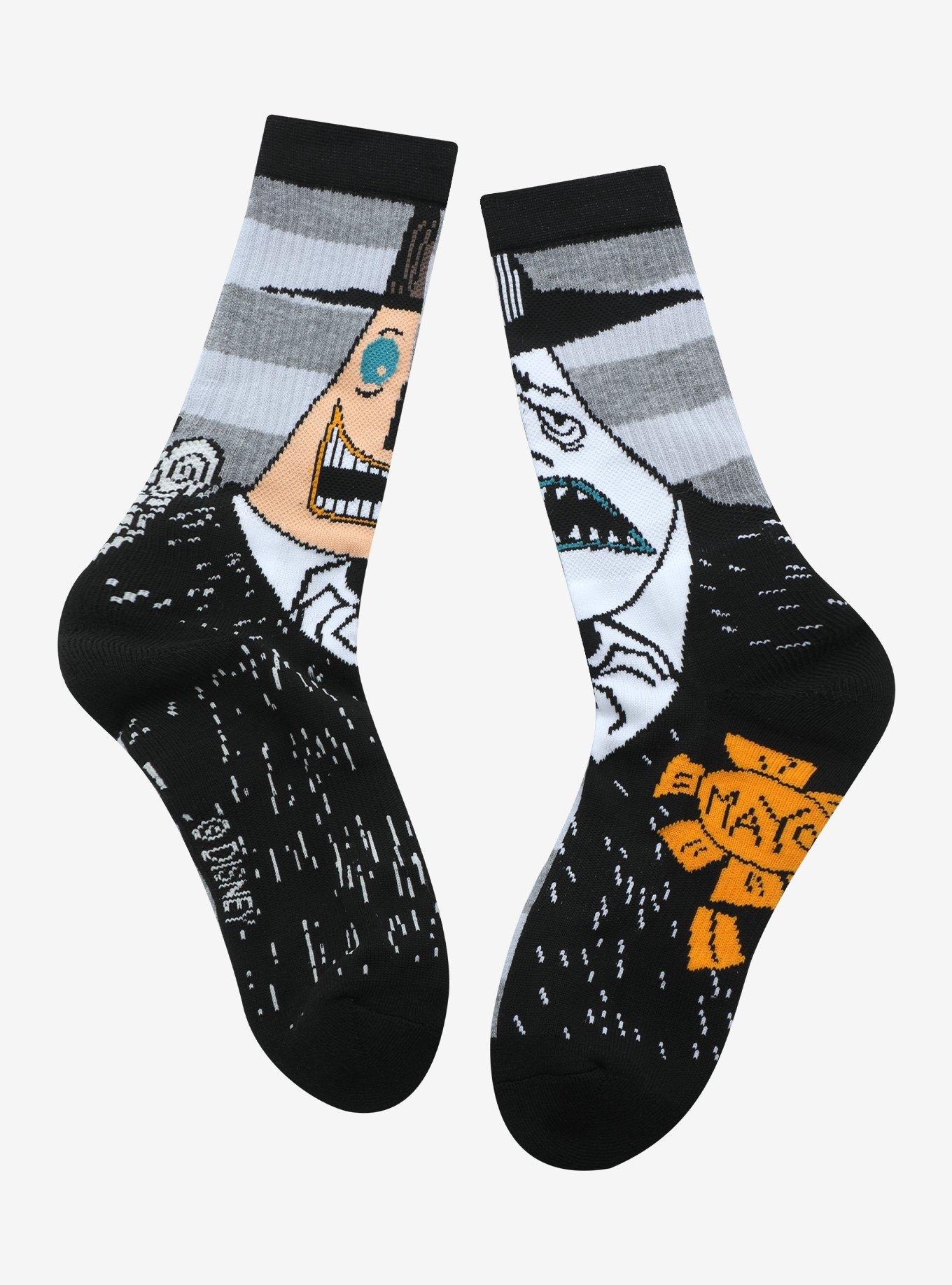 The Nightmare Before Christmas Mayor Mismatch Crew Socks | Hot Topic