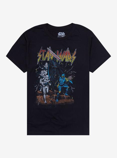 Star Wars Heavy Metal Font Vintage Style T-Shirt | Hot Topic