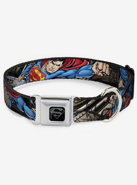 DC Comics Justice League Superman Metropolis Face Off Seatbelt Buckle ...