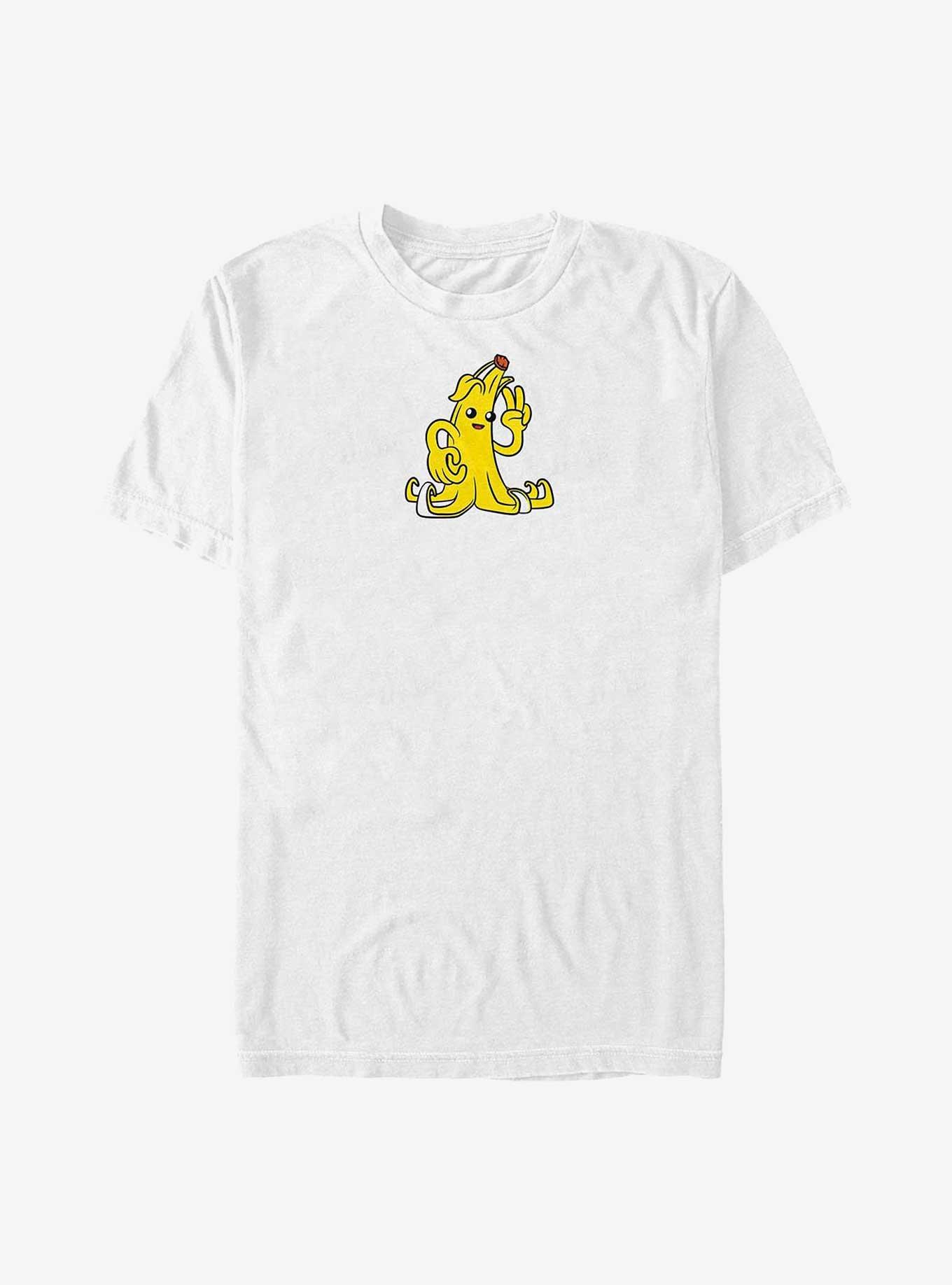 Fortnite Peely Banana Peace T-Shirt - WHITE | BoxLunch