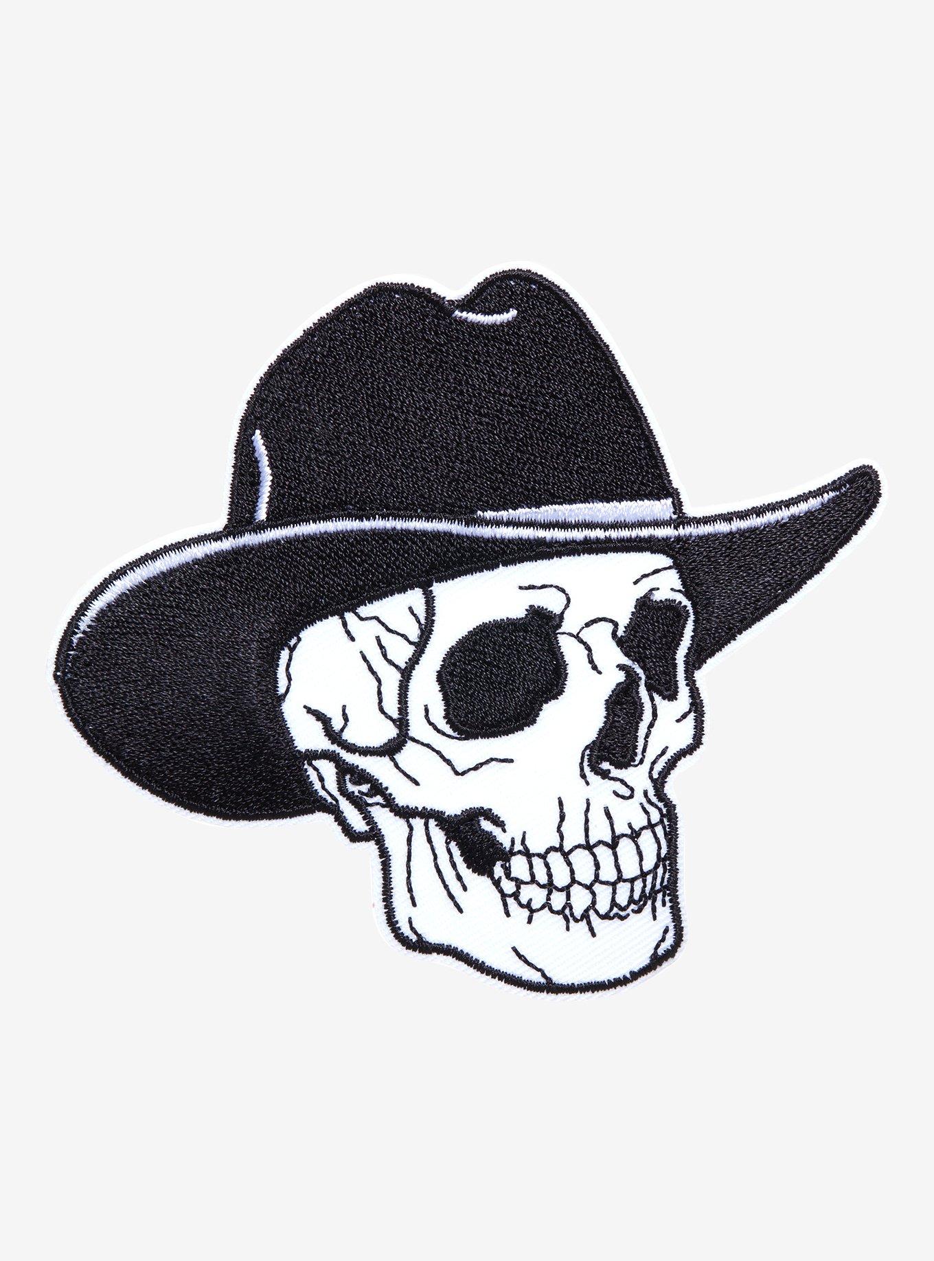 Skeleton Cowboy Patch | Hot Topic