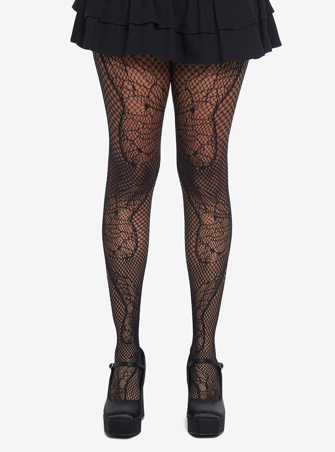 Black Butterfly Fishnet Tights | Hot Topic