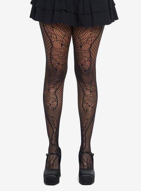 Black Butterfly Fishnet Tights | Hot Topic