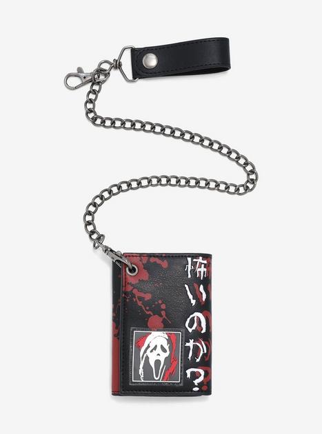 Scream Ghost Face Horror Movies Trifold Chain Wallet | Hot Topic