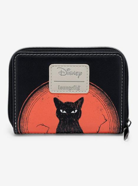 Loungefly Disney Hocus Pocus Binx Cat & Tombstone Mini Zipper Wallet ...