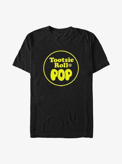 Tootsie Roll Pop Logo T Shirt Black Boxlunch