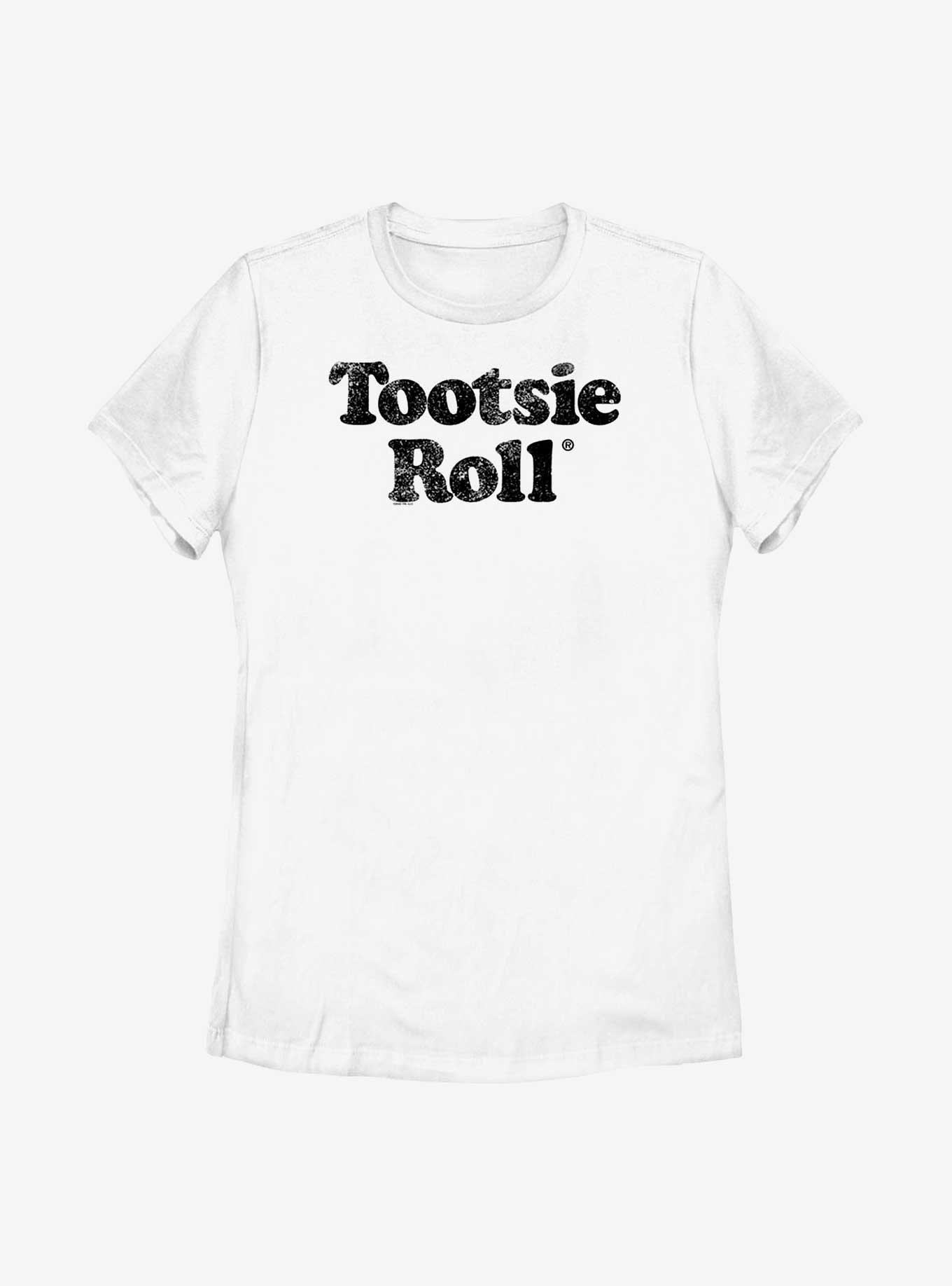 Tootsie Roll Logo Womens T-Shirt - WHITE | BoxLunch