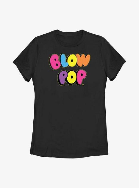 Tootsie Roll Blow Pop Logo Womens T Shirt Black Boxlunch