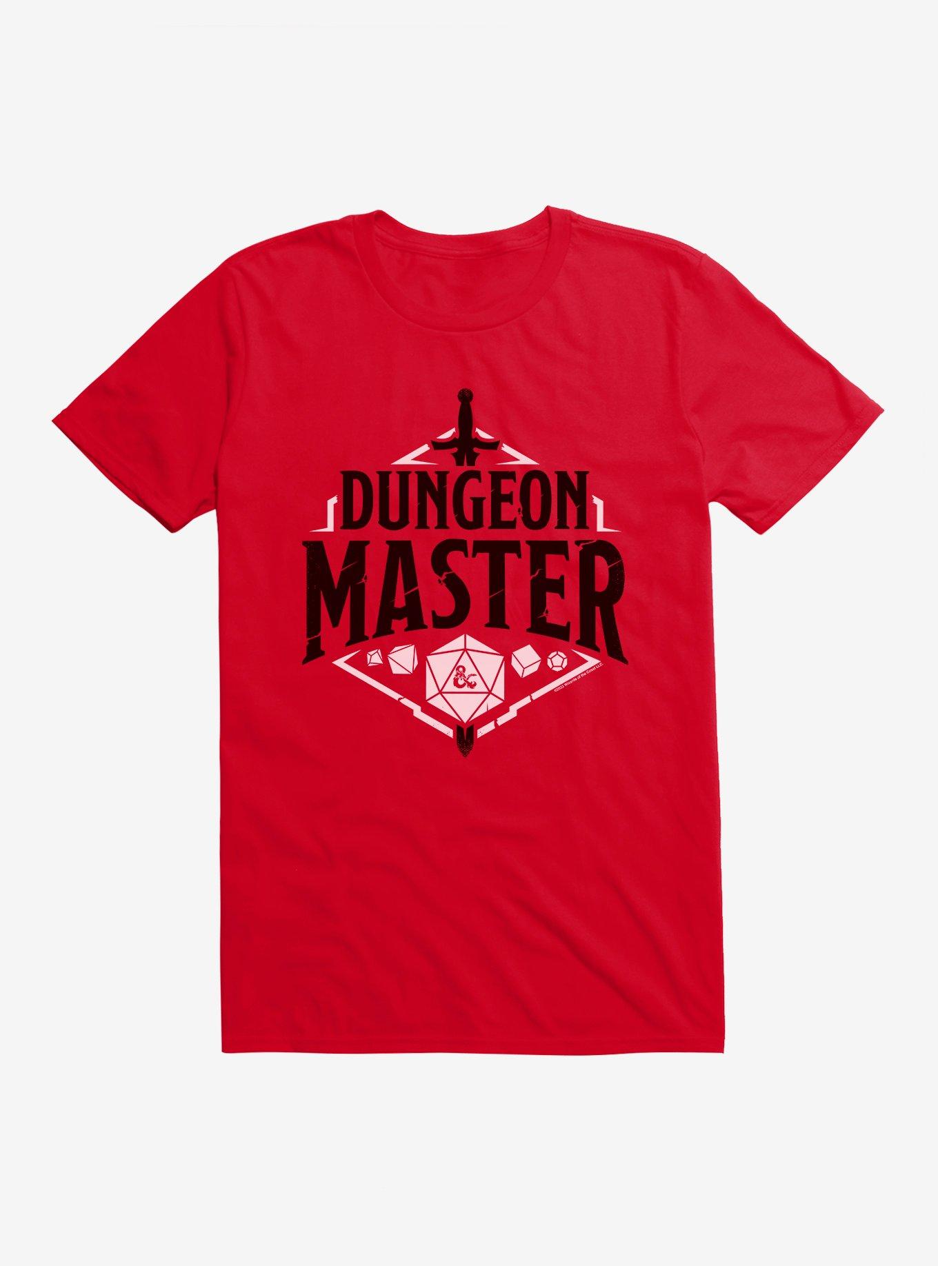 Dungeons & Dragons Dungeon Master T-Shirt - RED | BoxLunch