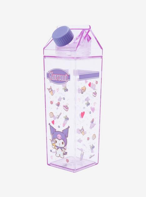 Kuromi Sweets Purple Milk Carton Water Bottle | Hot Topic