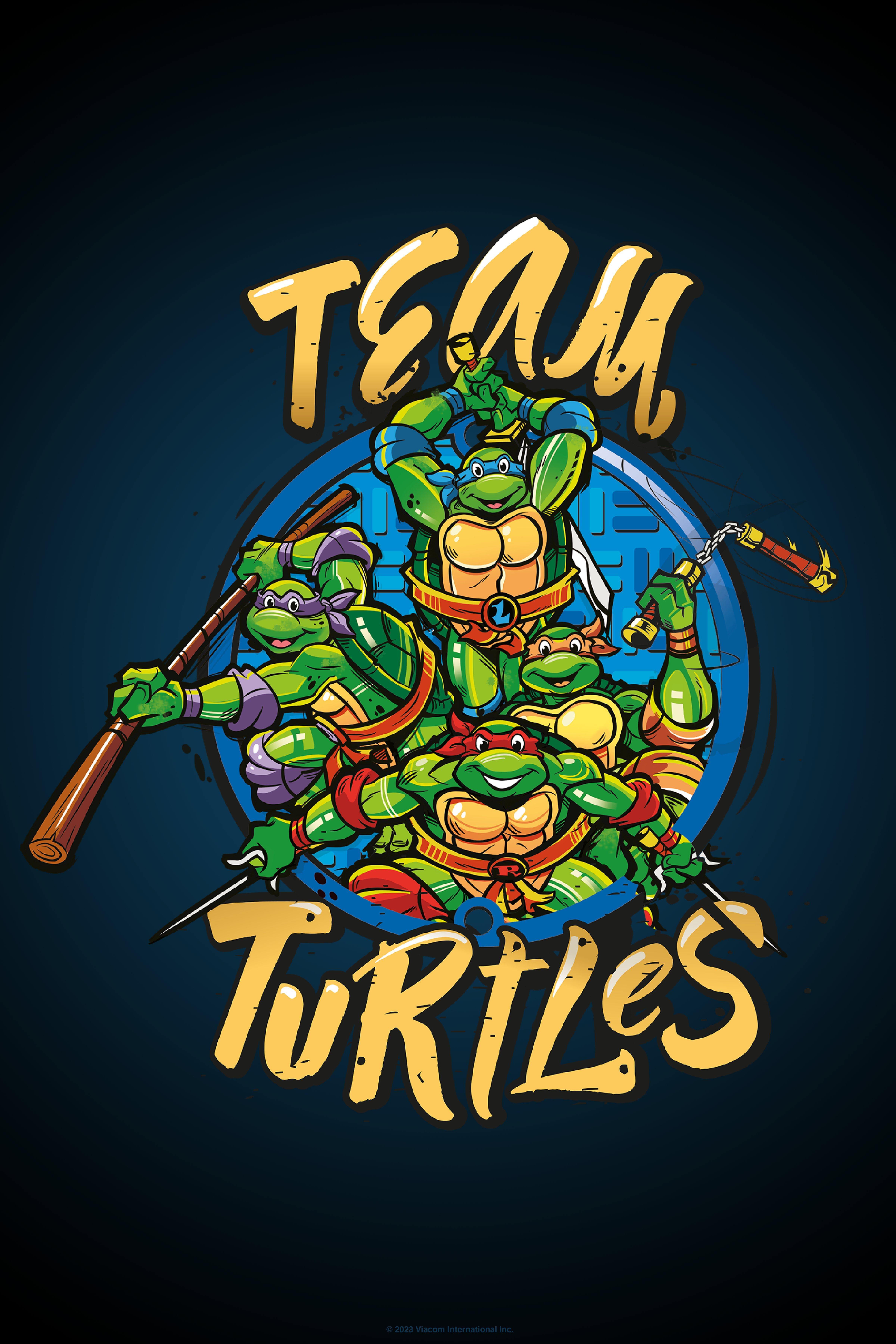 Teenage Mutant Ninja Turtles Team Turtles Poster - WHITE | Hot Topic