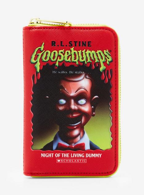 Loungefly Goosebumps Night of the Living Dummy Book Small Zip Wallet ...