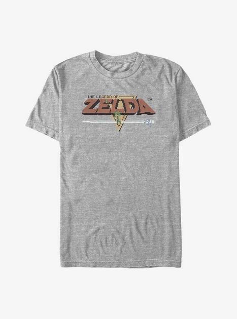 The Legend Of Zelda Emblem Big And Tall T Shirt Grey Hot Topic