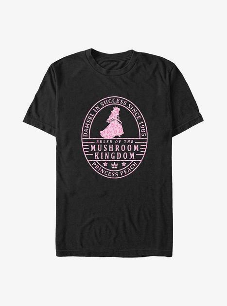 Mario Princess Peach Damsel In Success Big & Tall T-Shirt - BLACK | Hot ...