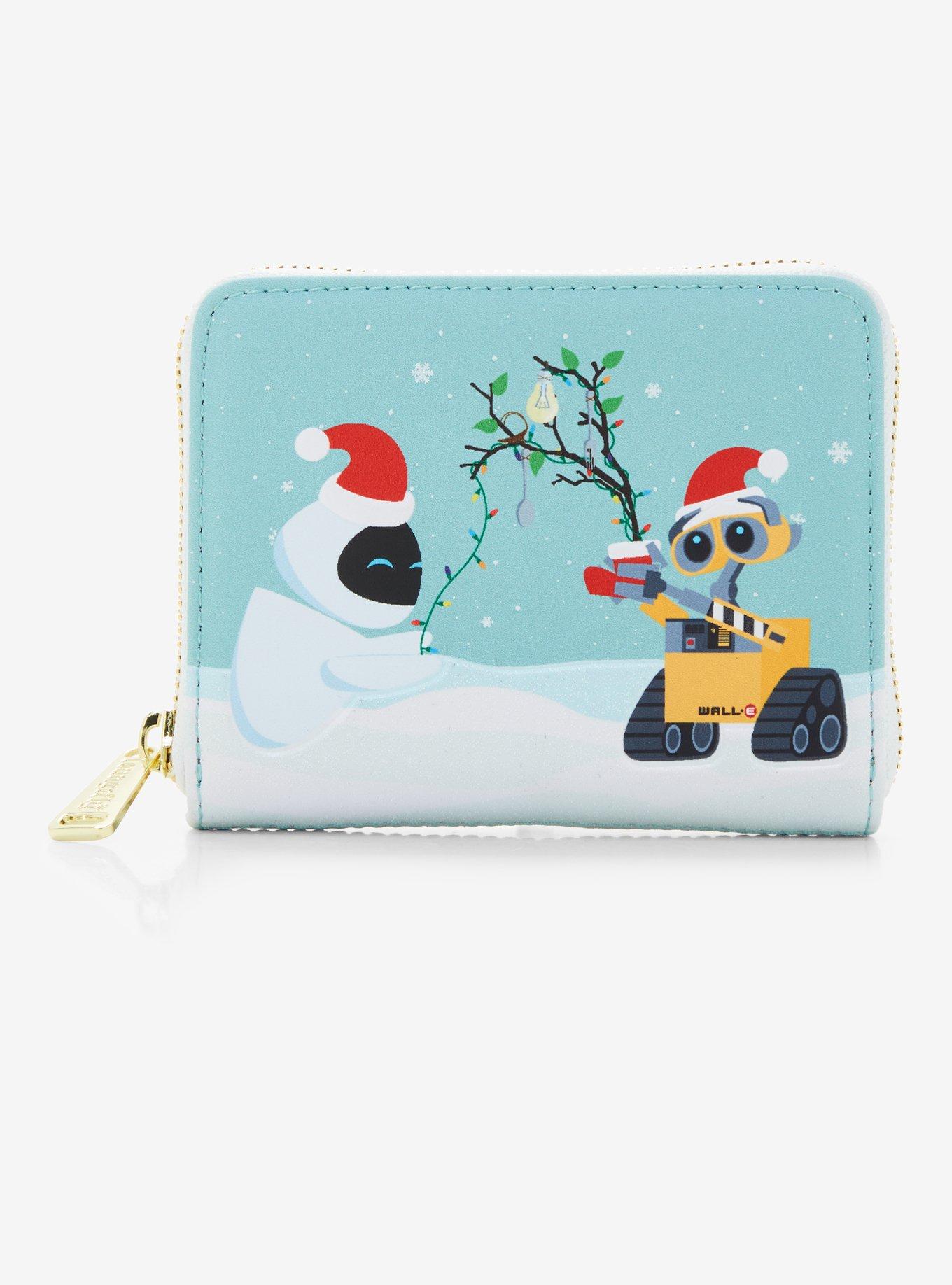 Loungefly Disney Pixar WALL-E EVE & WALL-E Holiday Glow-in-the-Dark ...