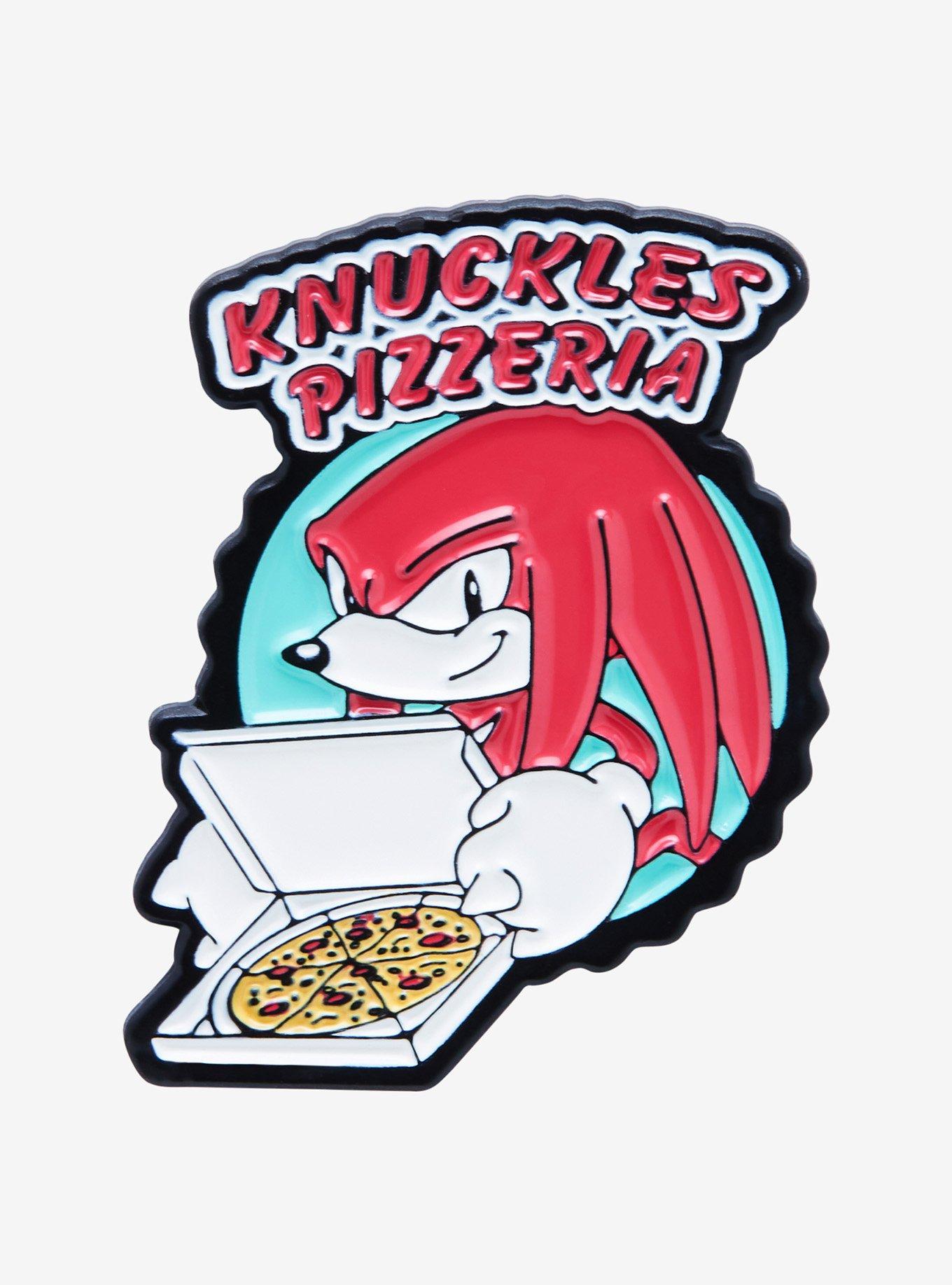 Sonic the Hedgehog Knuckles Pizzeria Enamel Pin - BoxLunch Exclusive ...