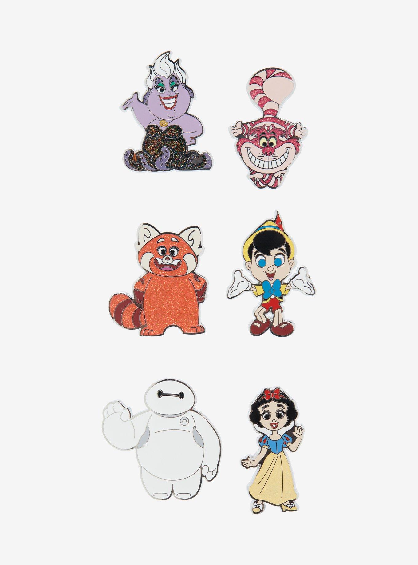 Loungefly Disney 100 Glitter Character Blind Box Enamel Pin Boxlunch