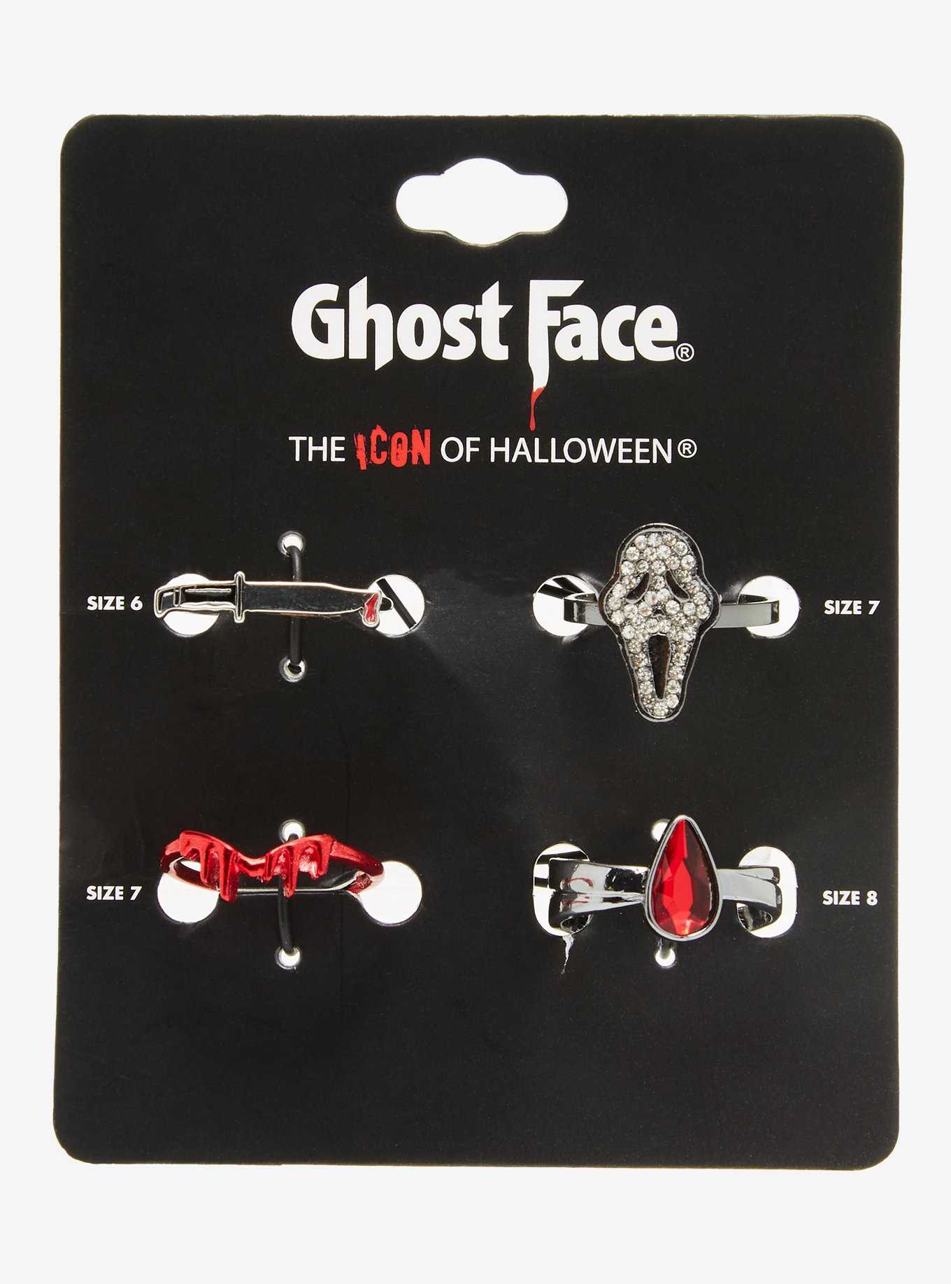 Scream Ghost Face Bloody Ring Set | Hot Topic