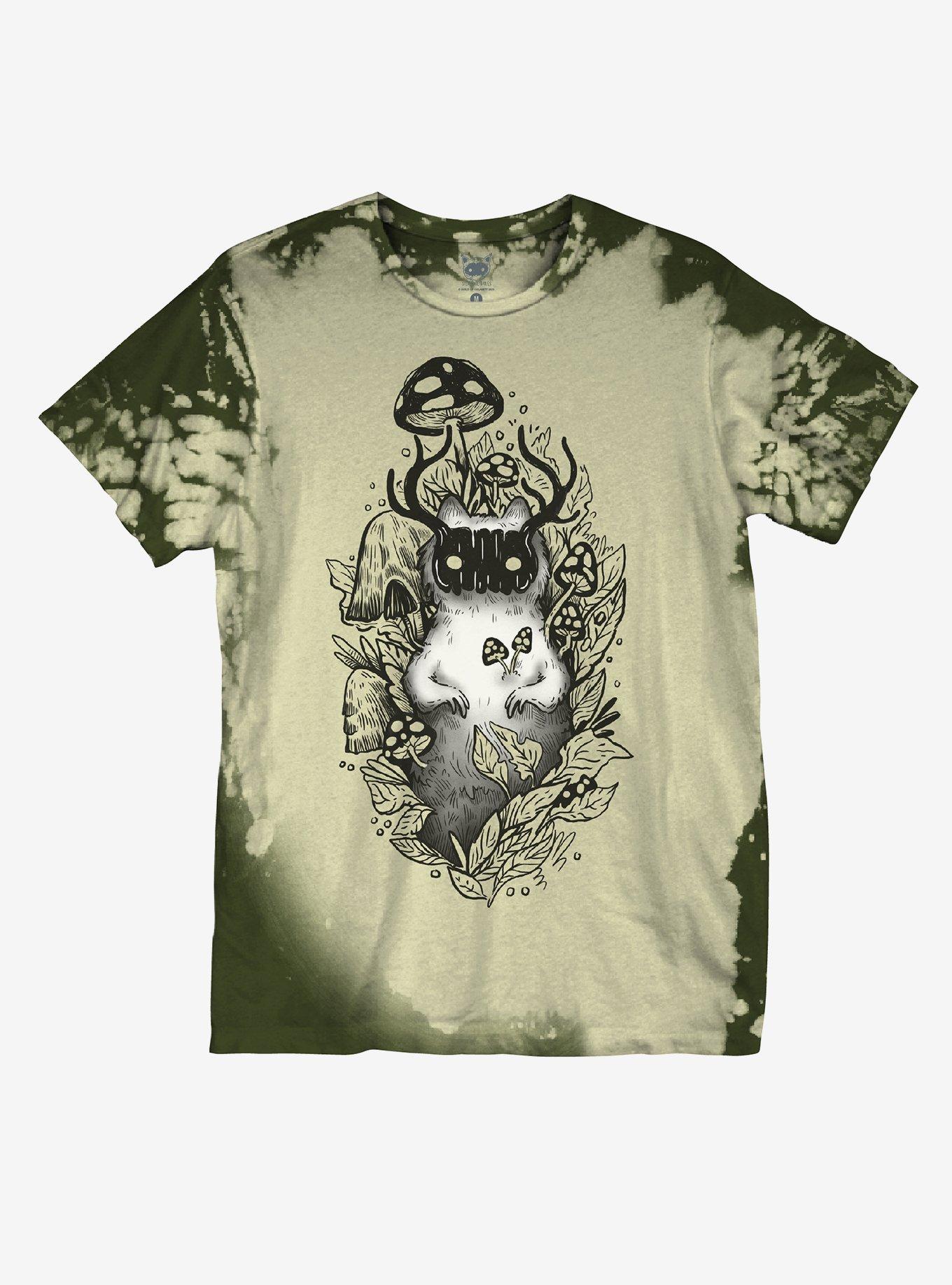 Cat Forest Spirit Boyfriend Fit Girls T-Shirt By Guild Of Calamity ...