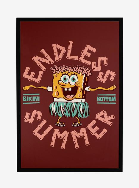 Spongebob Squarepants Bikini Bottom Endless Summer Framed Poster | BoxLunch