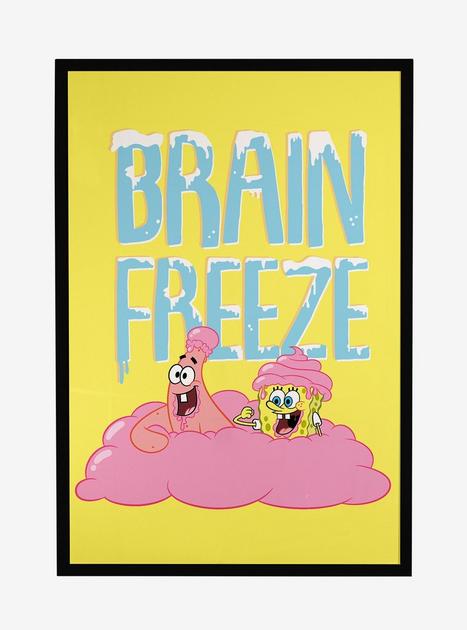 Spongebob Squarepants Brain Freeze Framed Poster | BoxLunch