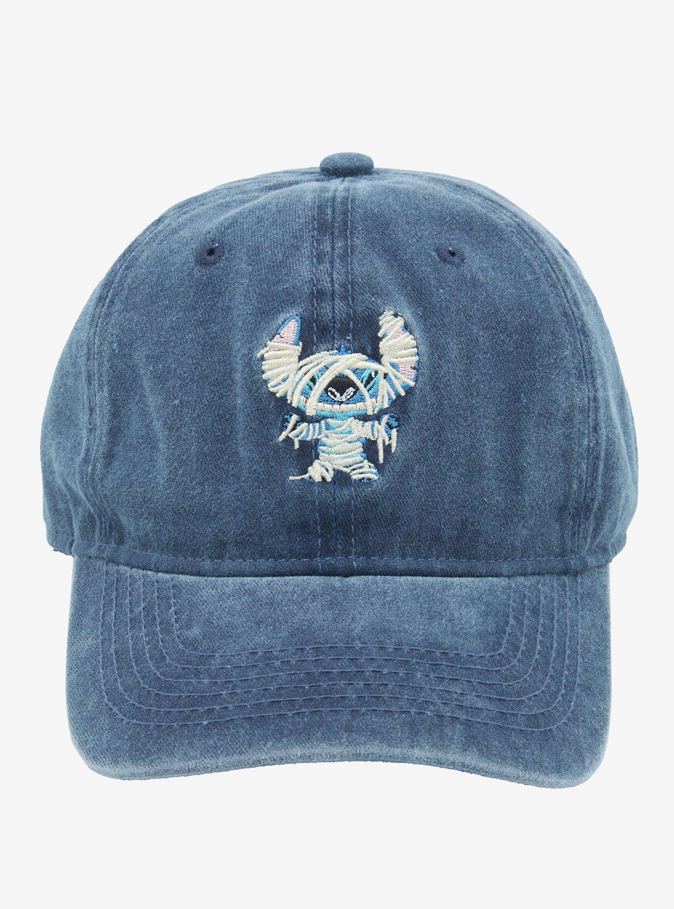 Disney Lilo & Stitch Mummy Stitch Denim Wash Embroidered Cap - BoxLunch ...