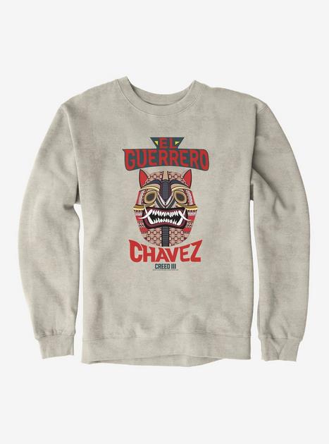Creed III El Guerrero Chavez Symbol Sweatshirt - WHITE | Hot Topic