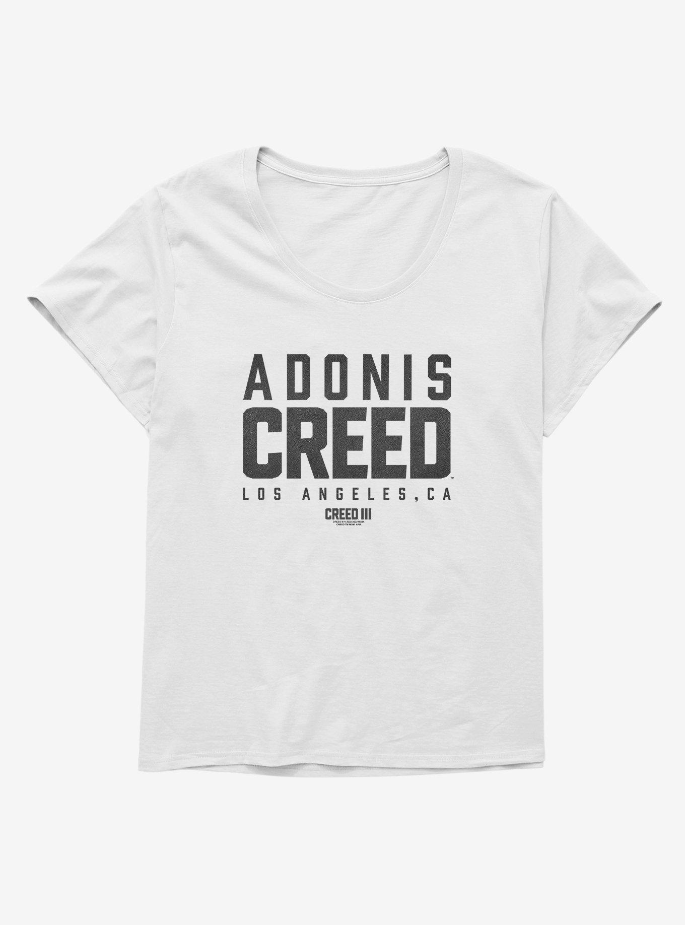 Creed III Adonis Los Angeles Girls T-Shirt Plus Size - WHITE | Hot Topic