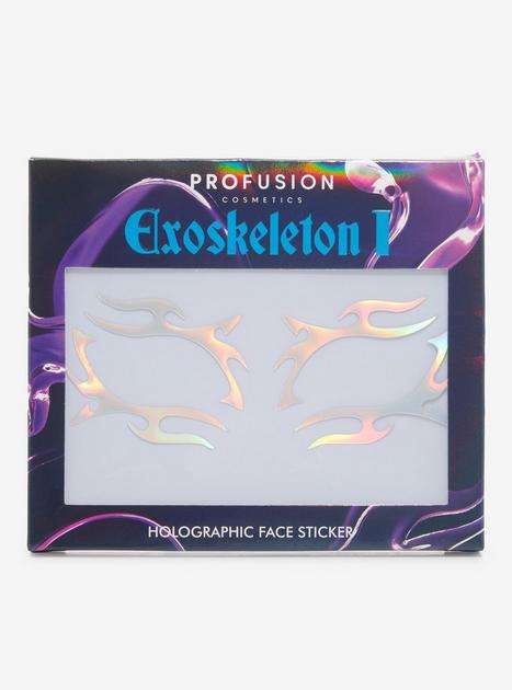 Profusion Cosmetics Exoskeleton I Holographic Face Decals | Hot Topic