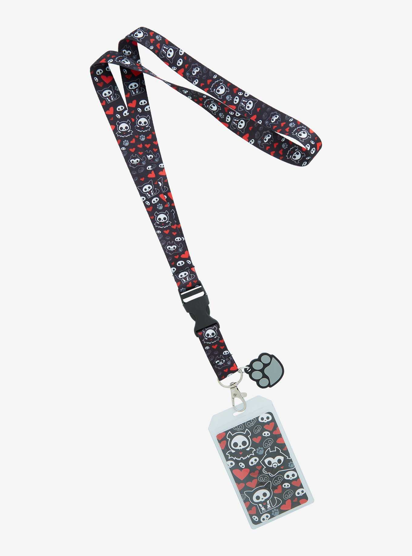 Loungefly Skelanimals Paw Lanyard | Hot Topic