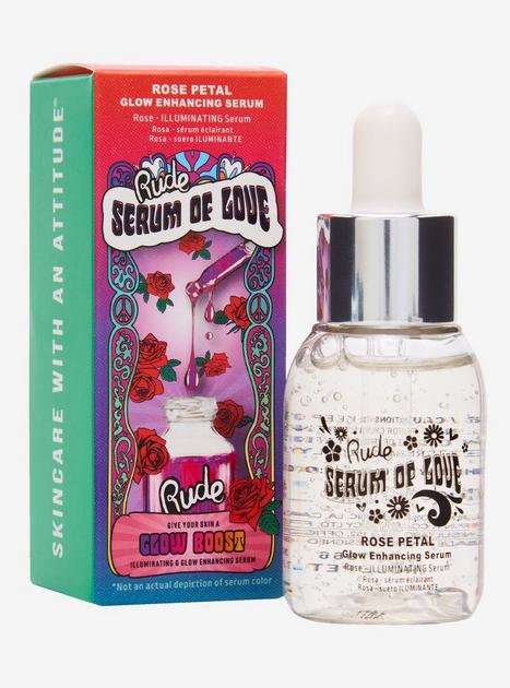 Rude Cosmetics Rose Petal Illuminating Serum | Hot Topic