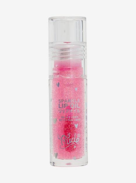 Rude Cosmetics Glitter Strawberry Lip Oil | Hot Topic