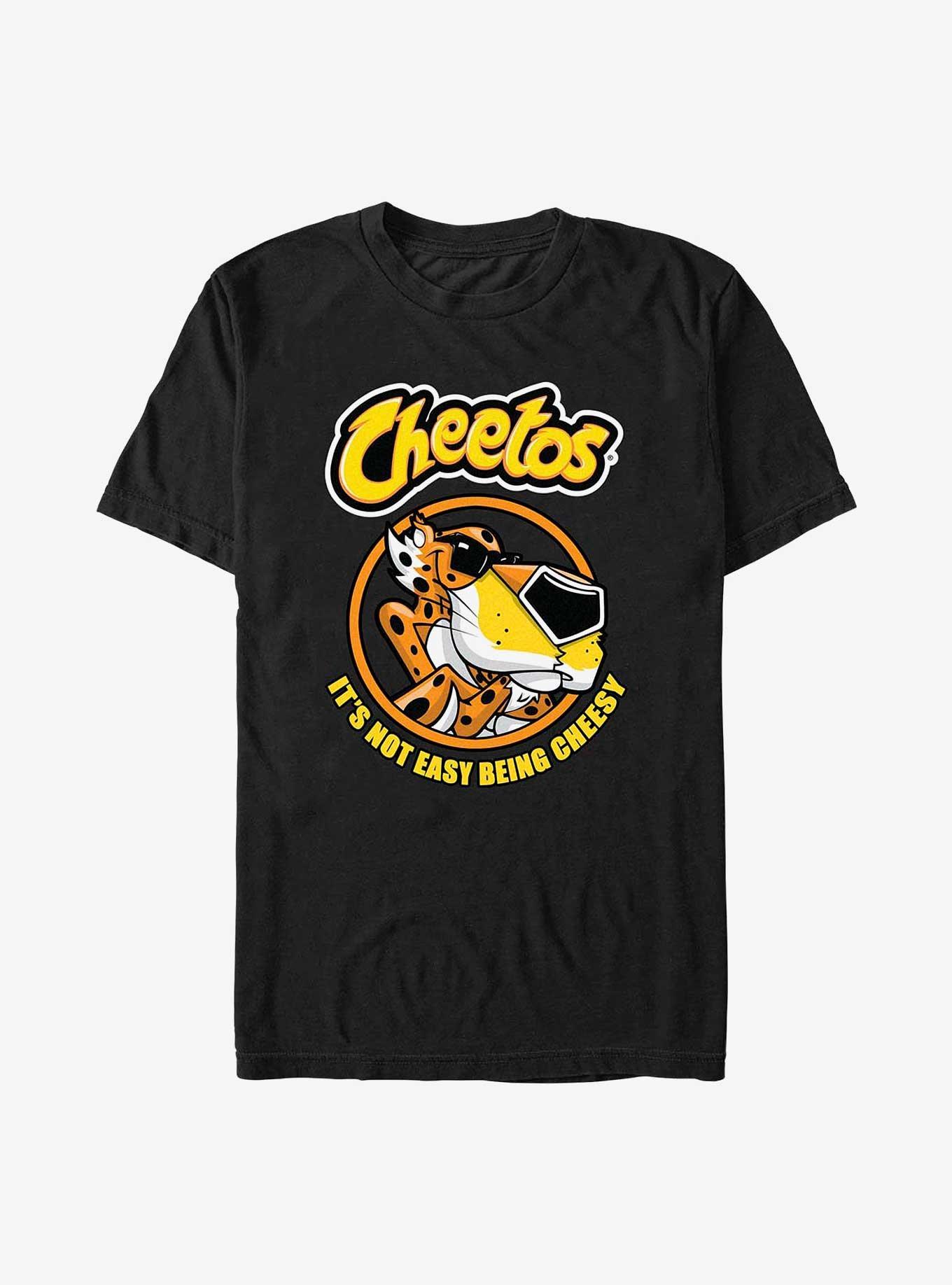 Cheetos Chester It's Not Easy Being Cheesy Circle T-Shirt - BLACK ...