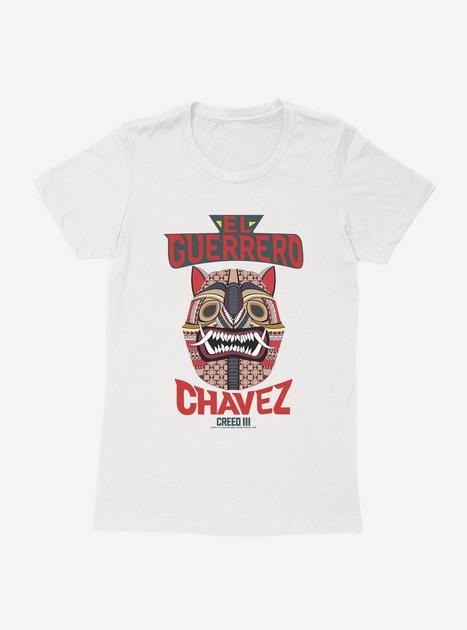 Creed III El Guerrero Chavez Symbol Womens T-Shirt - WHITE | BoxLunch