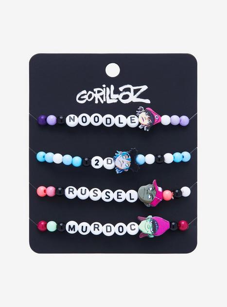 Gorillaz Beaded Bracelet Set | Hot Topic