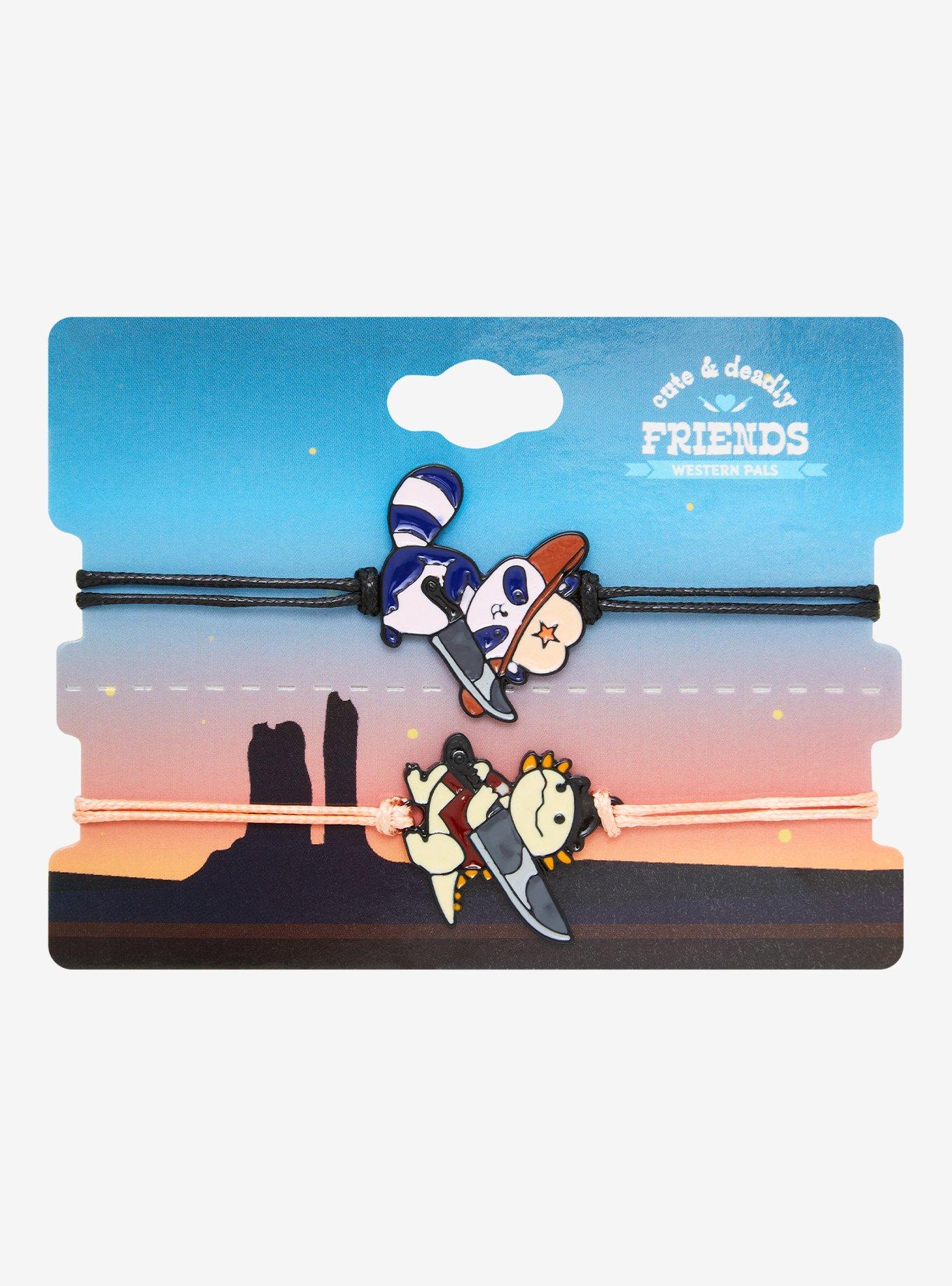 Cute & Deadly Friends Western Best Friend Cord Bracelet Set | Hot Topic