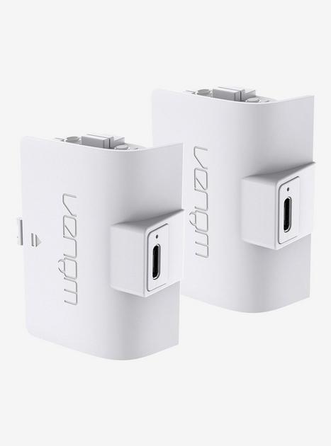 Venom Twin Rechargeable Battery Packs For Xbox Series X/S & One White ...
