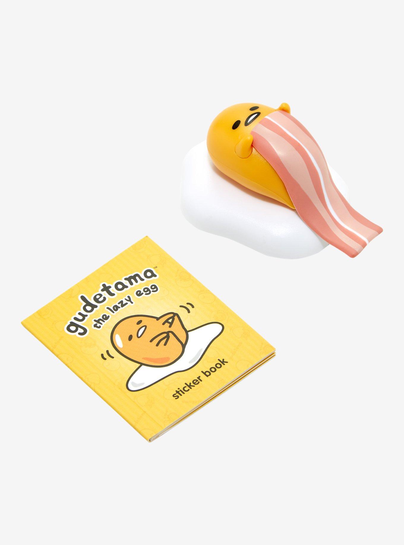 Gudetama Talking Lazy Egg Figure & Sticker Book | Hot Topic