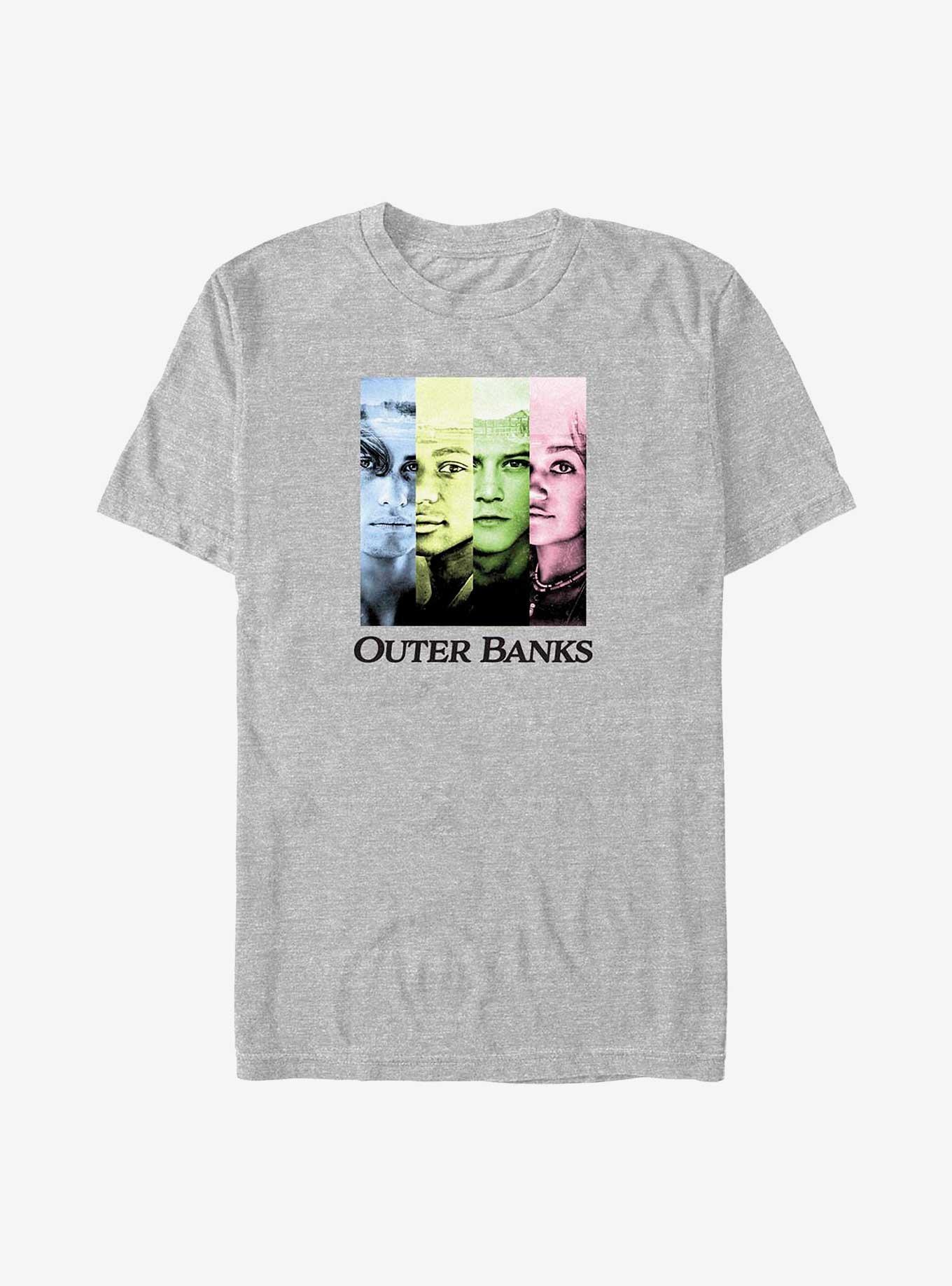 Outer Banks Cast Line Up T-Shirt - GREY | Hot Topic