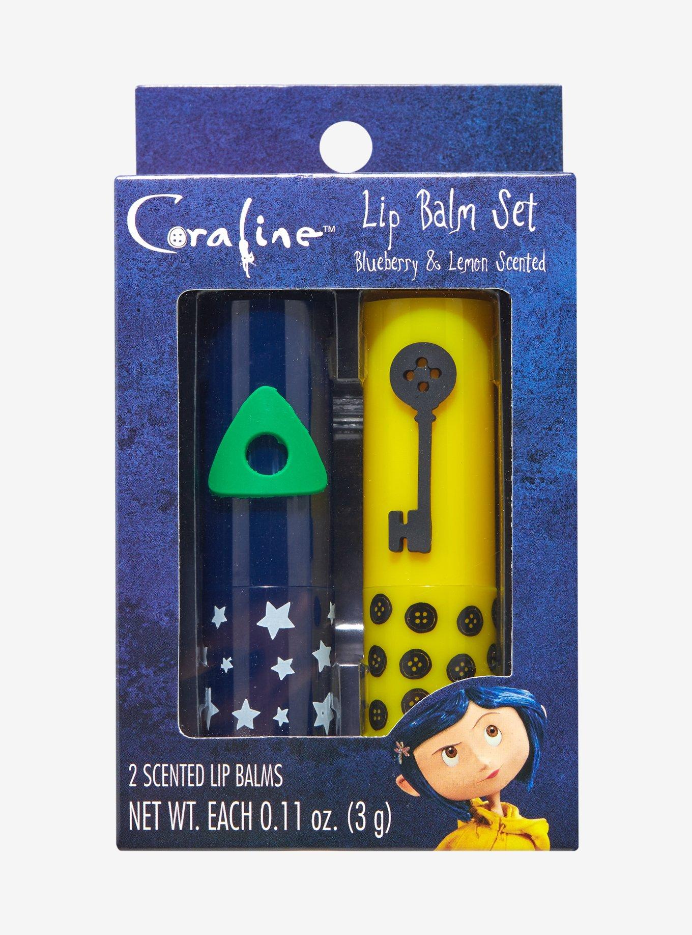 Coraline Stone & Key Lip Balm Set | Hot Topic