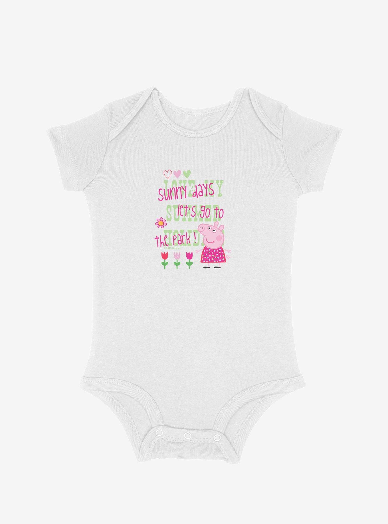 Peppa Pig Sunny Days Love My Summer Infant Bodysuit - WHITE | BoxLunch